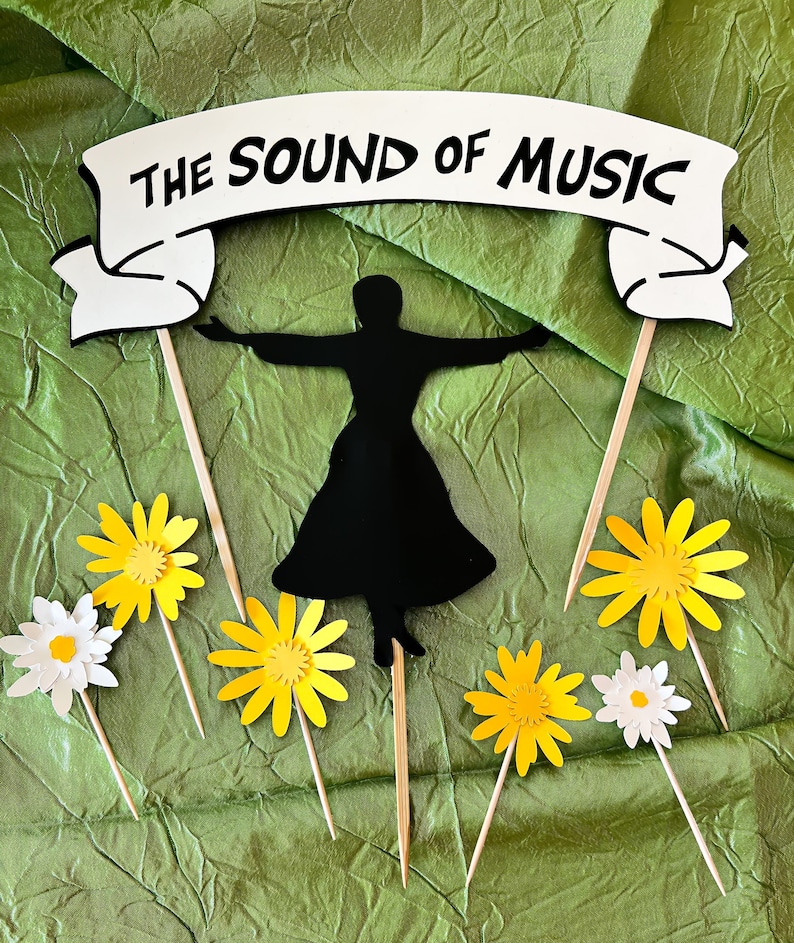 The Sound of Music Inspired Cake Topper for Birthday Parties | Etsy