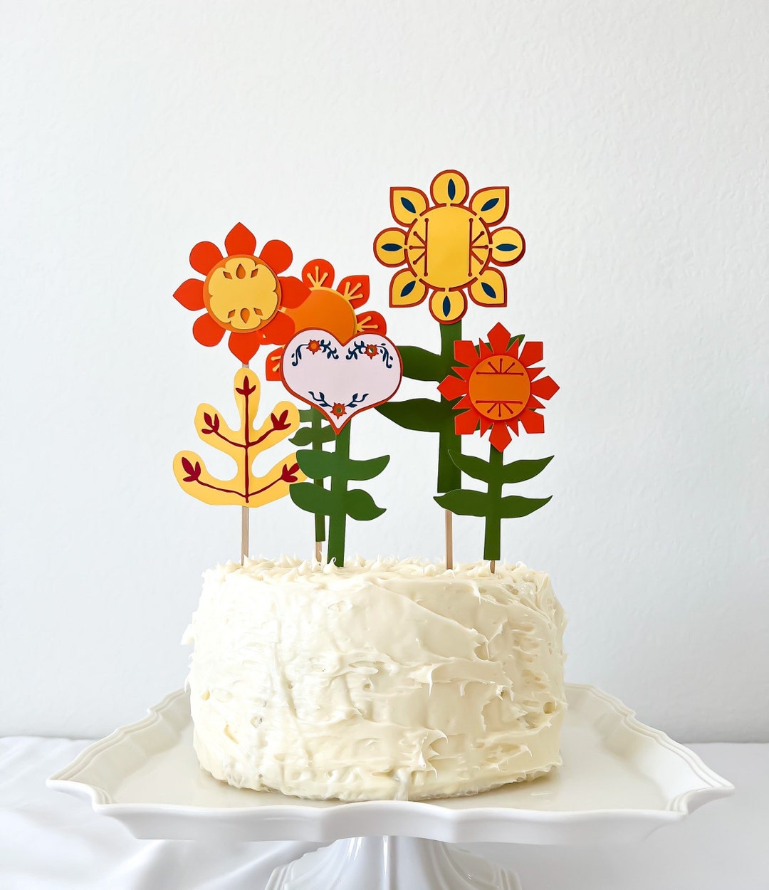 Disney's It’s a Small World Goodbye Flowers Inspired Cake Topper Set ...