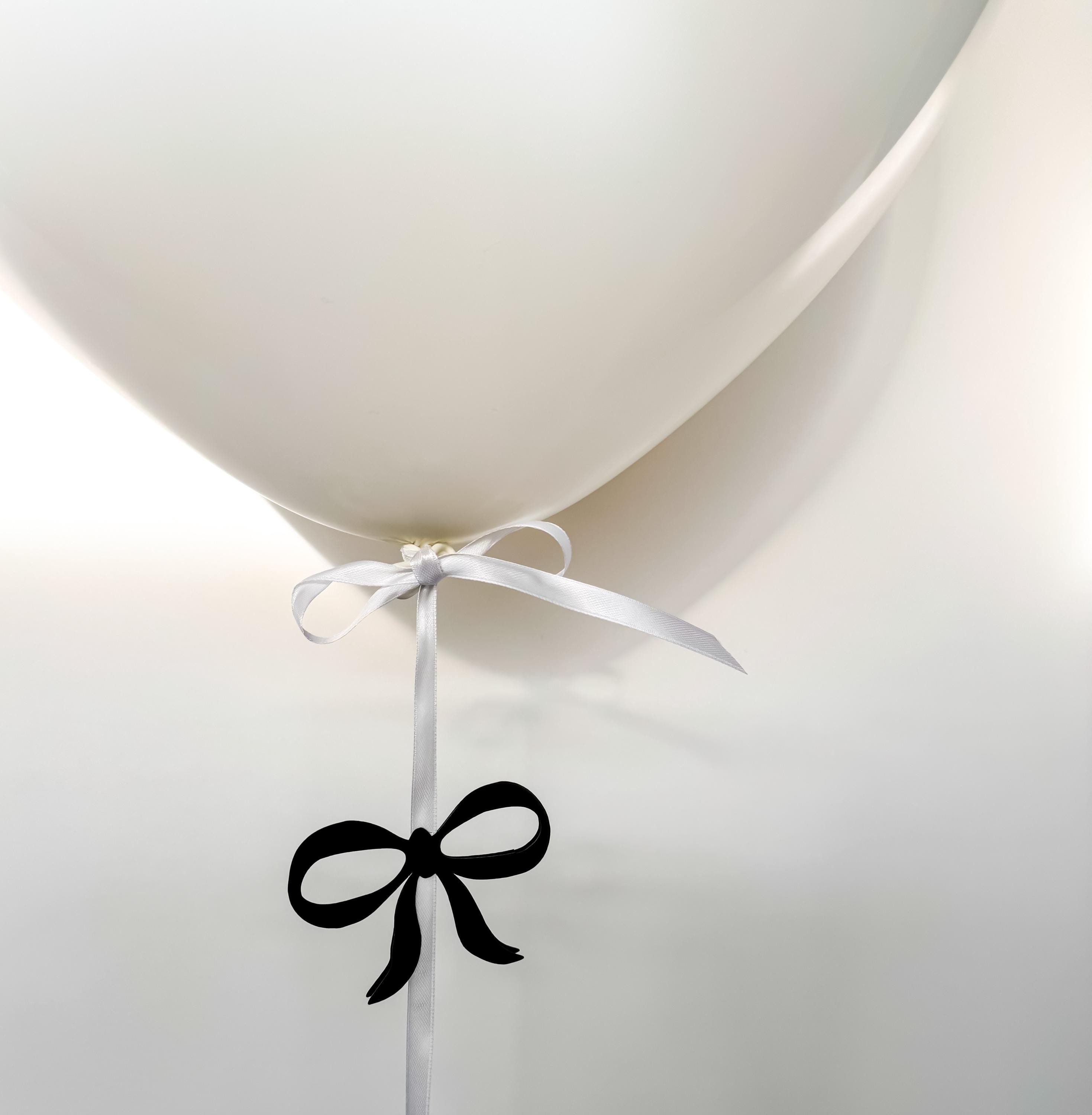Satin Ribbon With Bows Balloon Tail/string/garland/vine for Birthdays ...