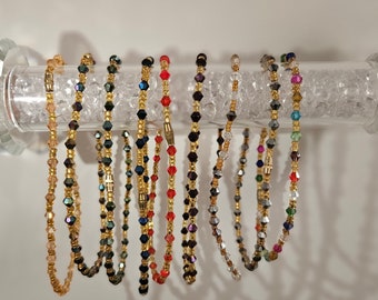 African Clay Bead Anklets - Etsy