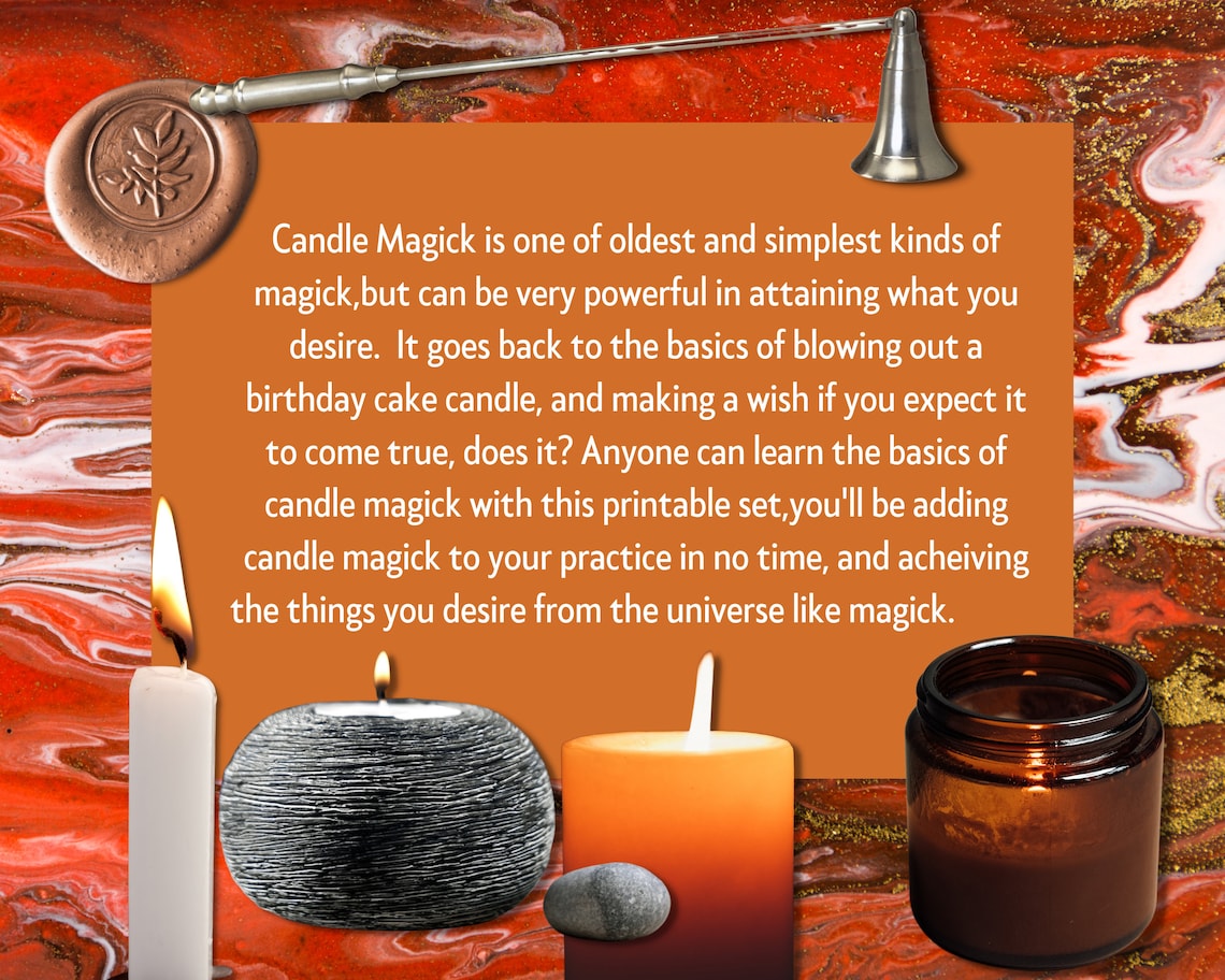 Candle Magick for Beginners, Basics of Candles, Flame & Smoke Meanings ...