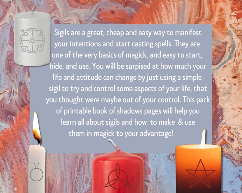 Sigils Printable for Beginners Basics of Sigils Sigil - Etsy