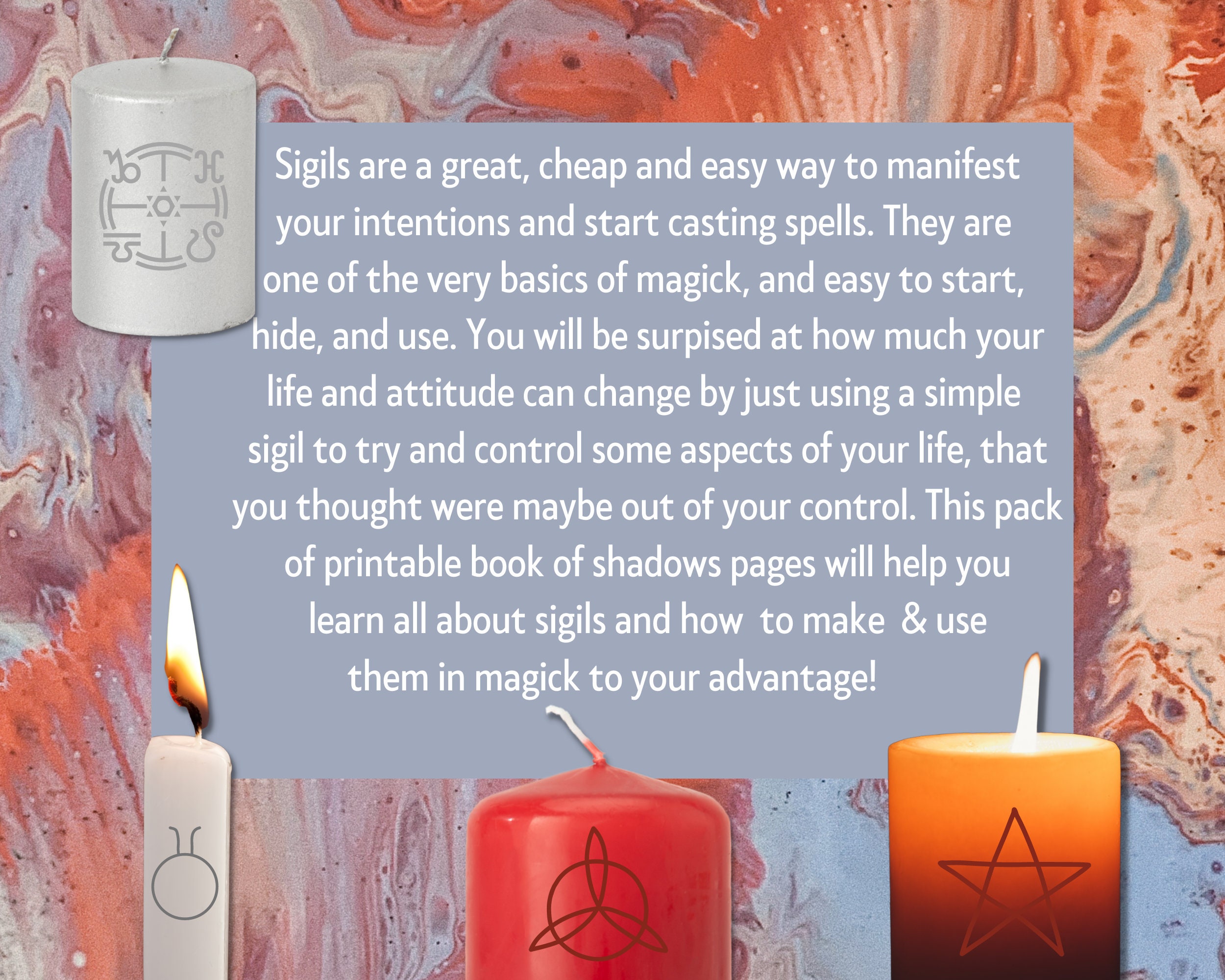 Sigils Printable for Beginners Basics of Sigils Sigil - Etsy