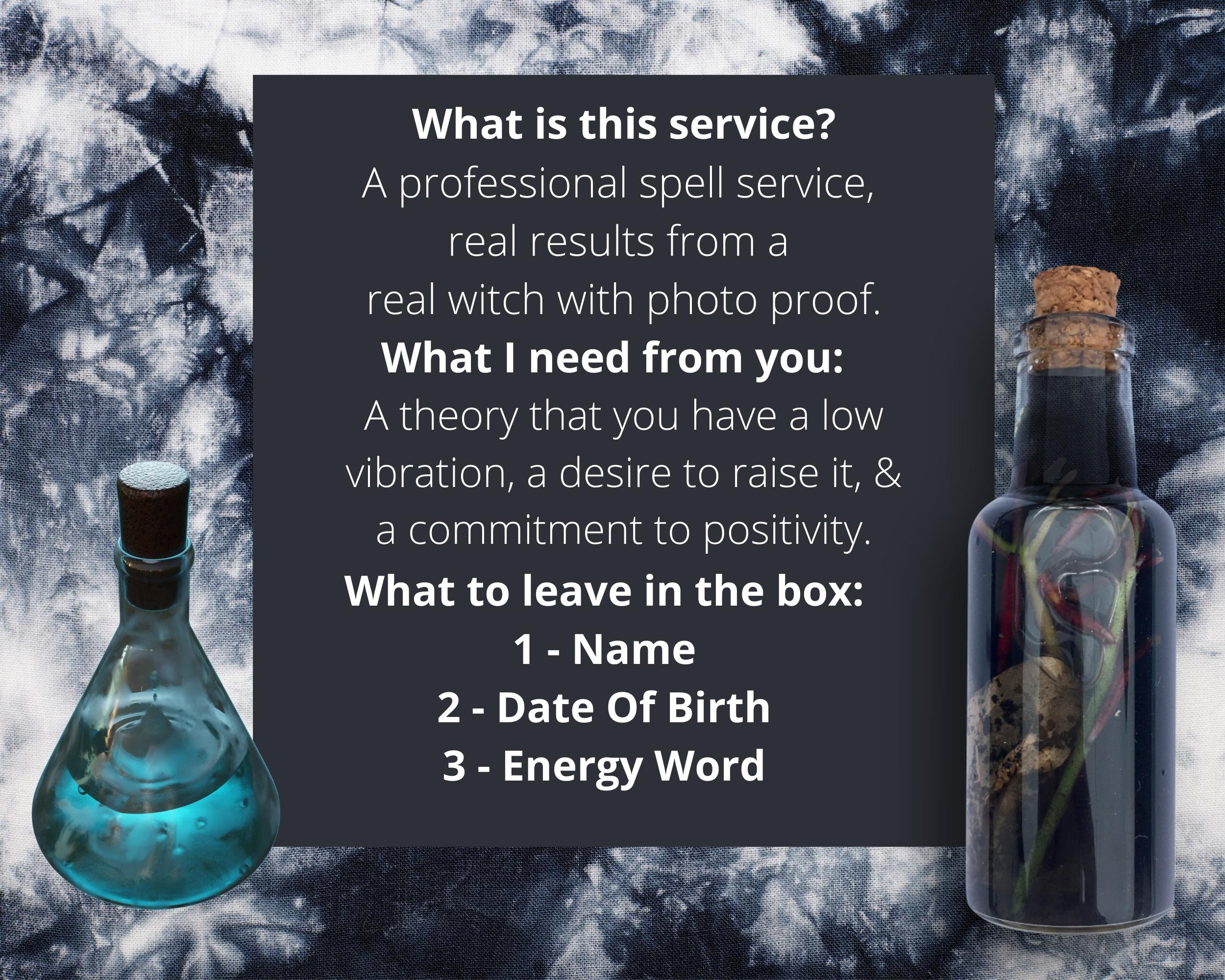 Raise Vibrations Spell Cast Photo Service A Witch Can Change Your ...