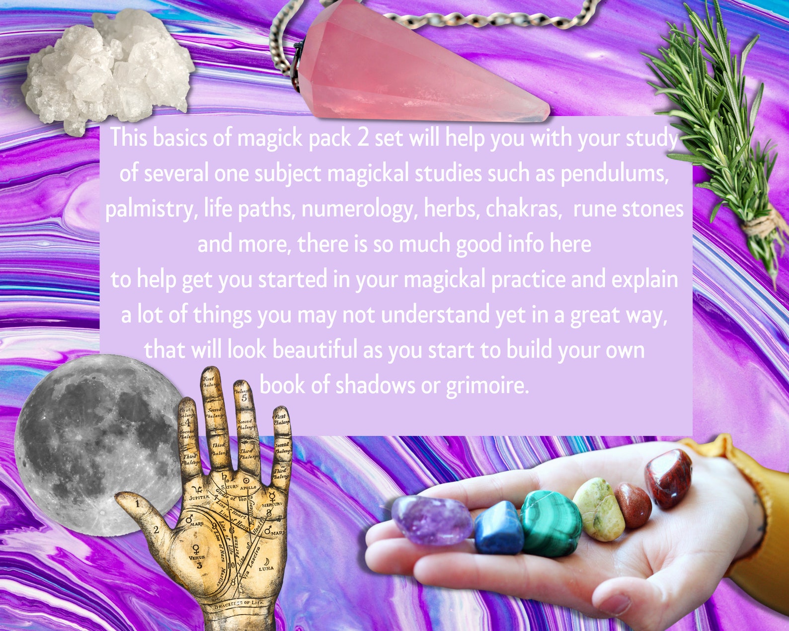 Printable Beginner Witchcraft Basics Guide, Basics of Magick Set 2 ...