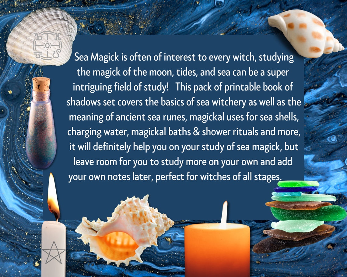 Sea Witchcraft for Beginners, Basics of Sea Magick, Sea Shell Meanings ...