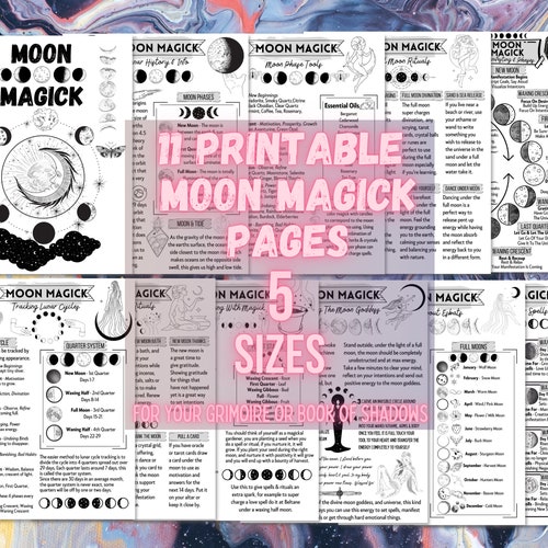 Printable Beginner Witchcraft Basics Guide Basics of Magick - Etsy Canada