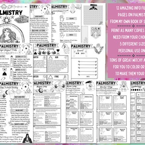 Palmistry Guide for Beginners, Basics of Palm Reading, Witch Journal ...