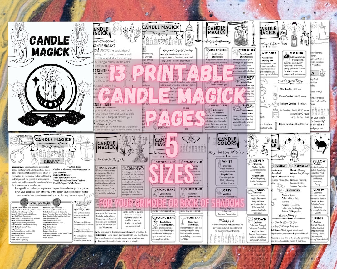Candle Magick for Beginners, Basics of Candles, Flame & Smoke Meanings ...