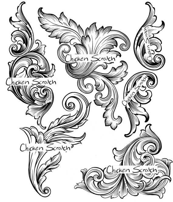 Art Nouveau Line Art