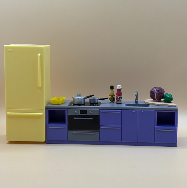 Lundby Original Kitchen With Accessories to Dollhouse - Etsy