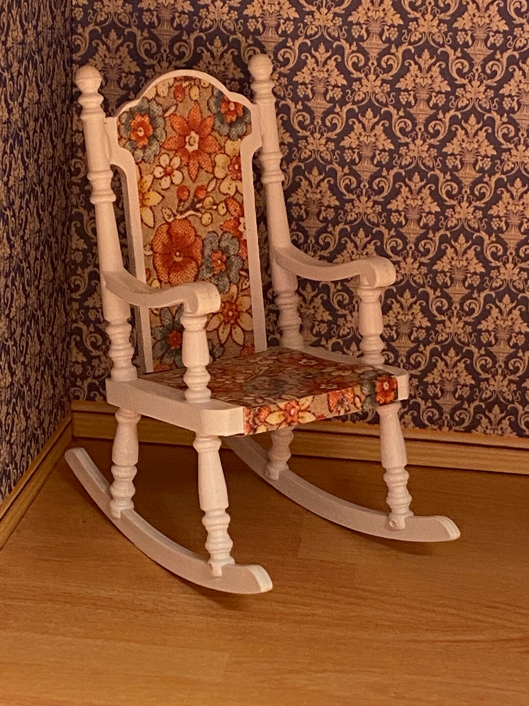Lundby Original Blue Rocking Chair to the Dollhouse - Etsy
