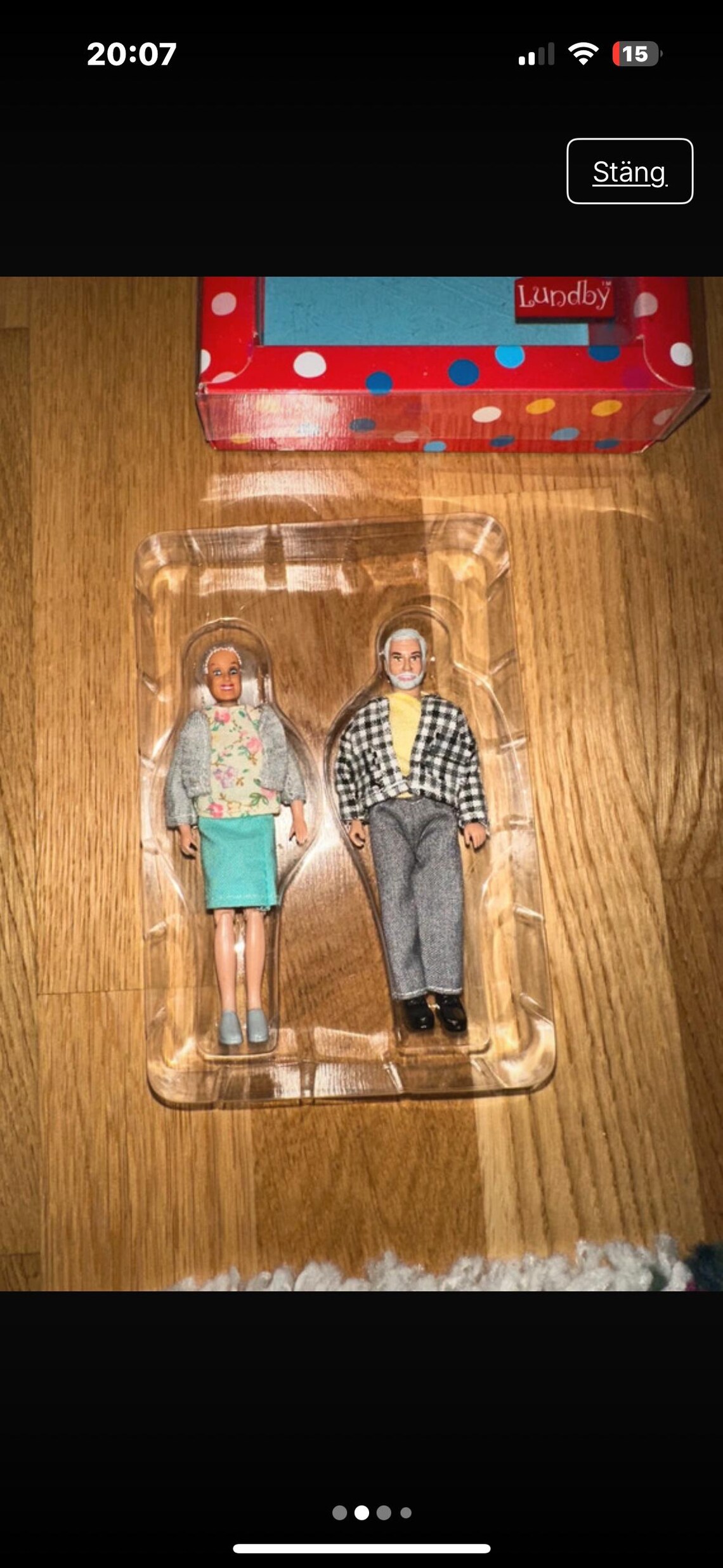 Lundby Original Doll/grand Parents /grand Mother and Father to ...