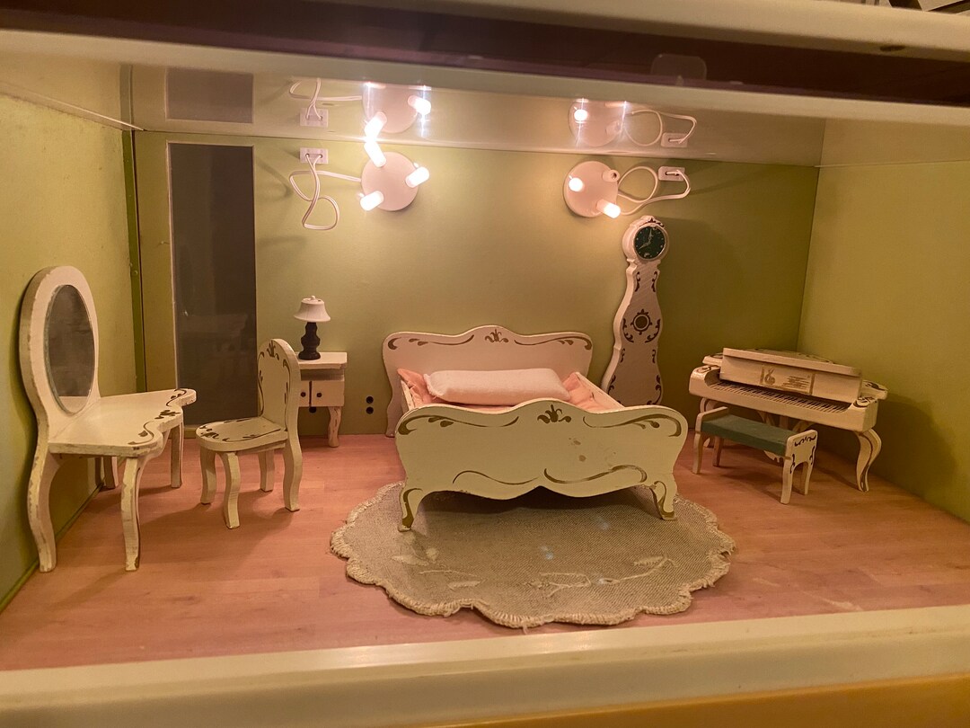 Lundby Original Rococo Bedroom to the Dollhouse - Etsy
