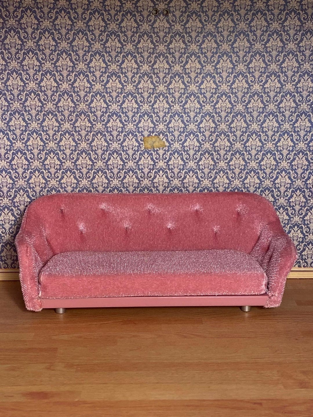 Lundby Furniture Pink Sofa to Dollhouse - Etsy