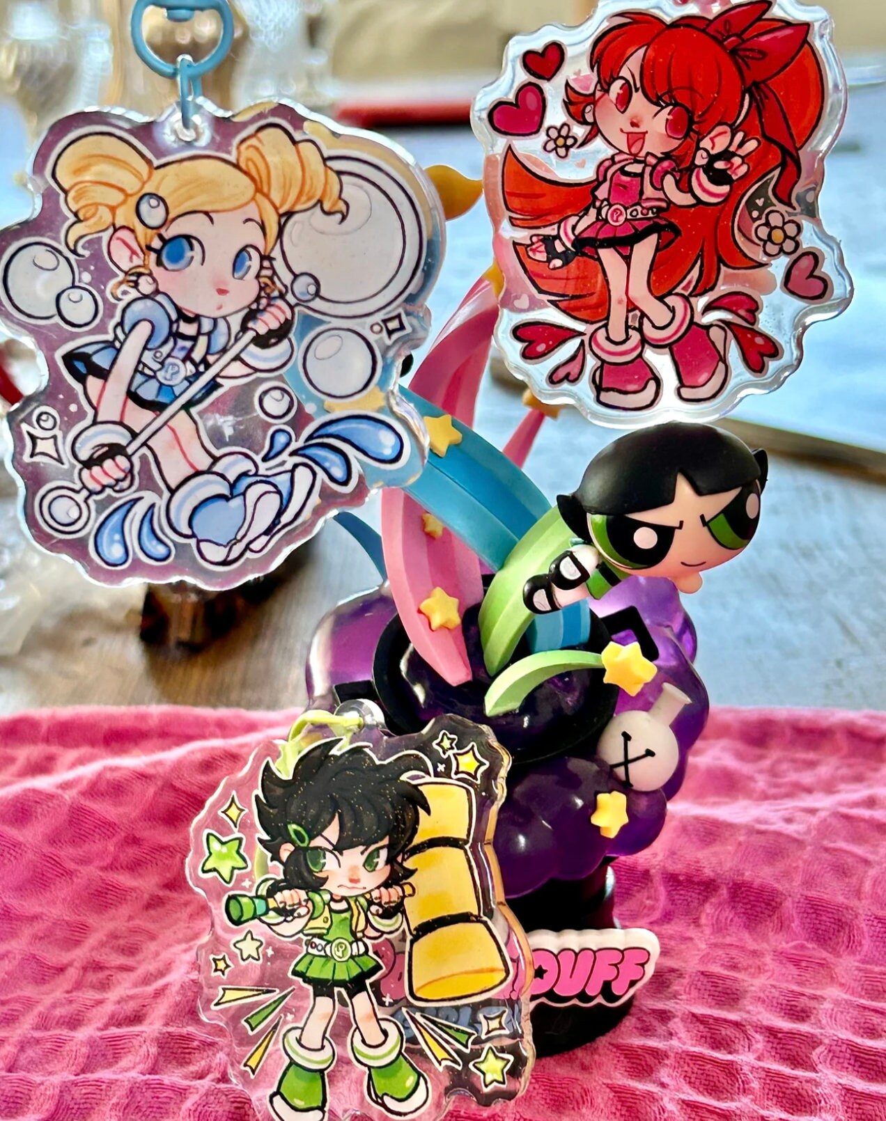 Powerpuff Girls Z PPGZ 2.5 IN Epoxy Glitter Charm - Etsy