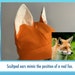 Sculpted Fox Ear Hat Pattern and Tutorial Animal Ear Sewing Pattern for ...
