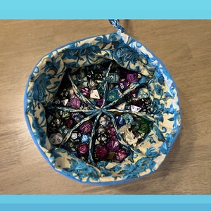 Eight Section Dice Bag Sewing Pattern: Dnd Pathfinder and Roleplay ...
