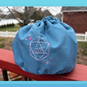 Eight Section Dice Bag Sewing Pattern: Dnd Pathfinder and Roleplay ...