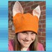 Sculpted Fox Ear Hat Pattern and Tutorial Animal Ear Sewing Pattern for ...