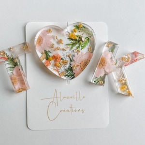 Pressed Flower Resin Name -letters Only - Etsy