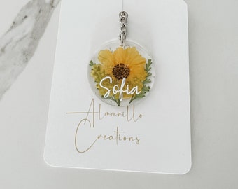 Pressed Flower Resin Name letters Only - Etsy