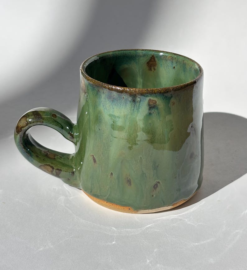 Earthy Green Mug - Etsy