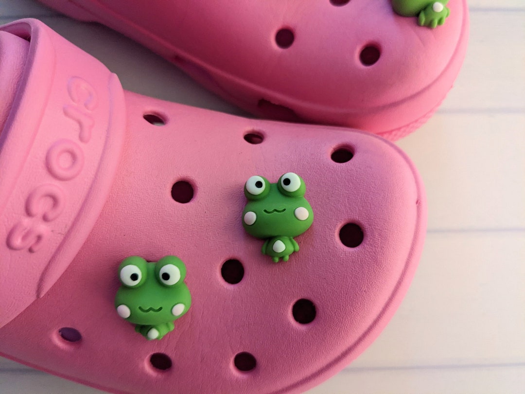 Frog Shoe Charm Animal Croc Charm Froggie Crocs Charm Charm - Etsy