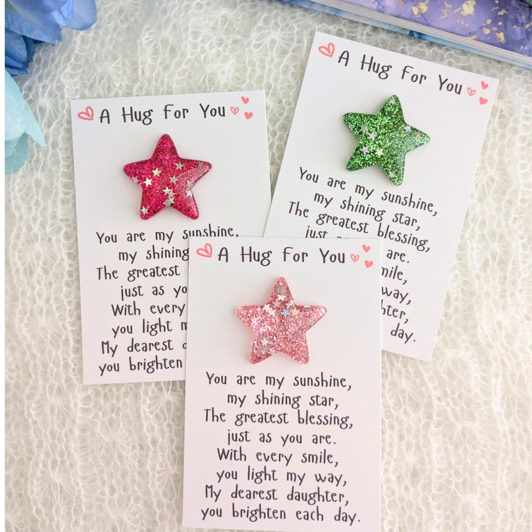 Pocket Hug Token for Daughter, 21st Birthday Gift for Her, 40th ...