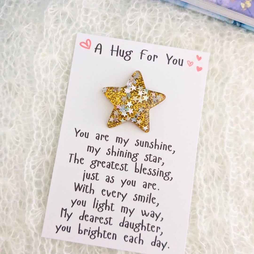 Pocket Hug Token for Daughter, 21st Birthday Gift for Her, 40th ...