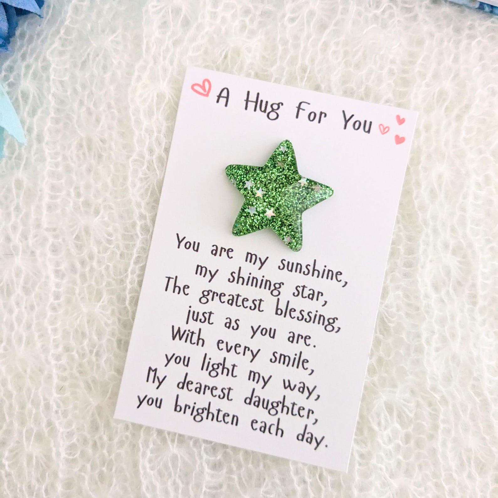 Pocket Hug Token for Daughter, 21st Birthday Gift for Her, 40th ...