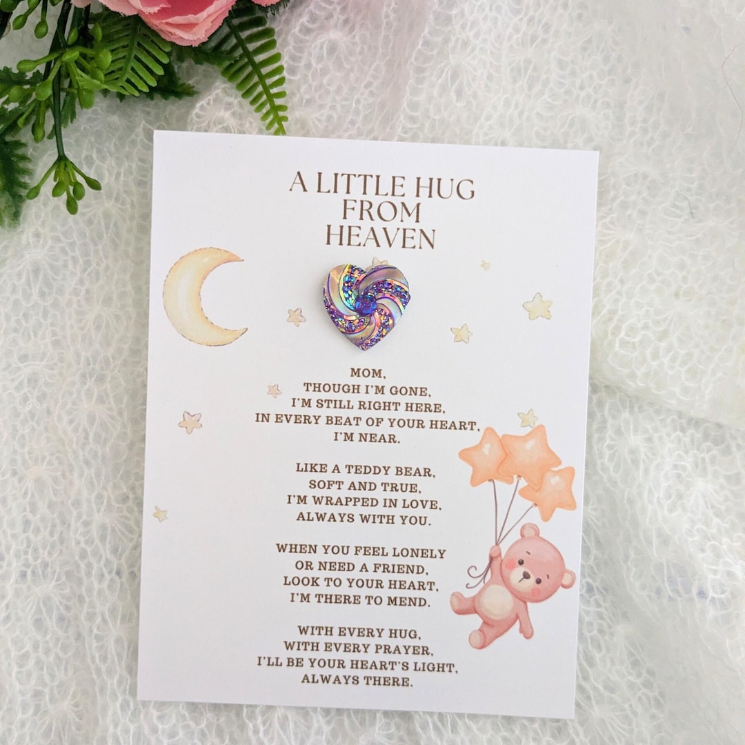 Hug From Heaven From Loss Child, Baby Loss Gift, Condolence Gift ...