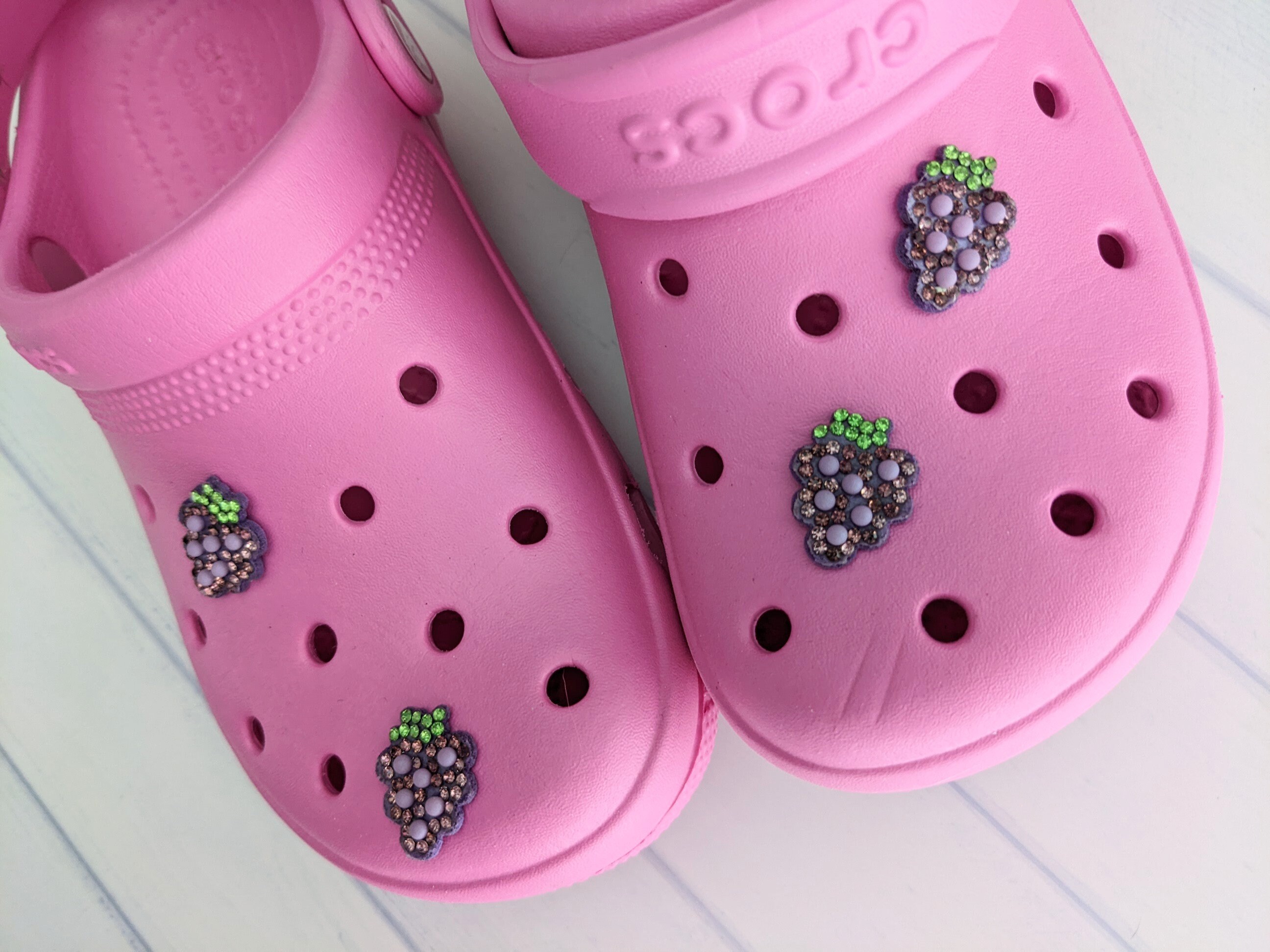 Grape Crocs Charm Purple Grape Charms for Crocs Sparkly - Etsy