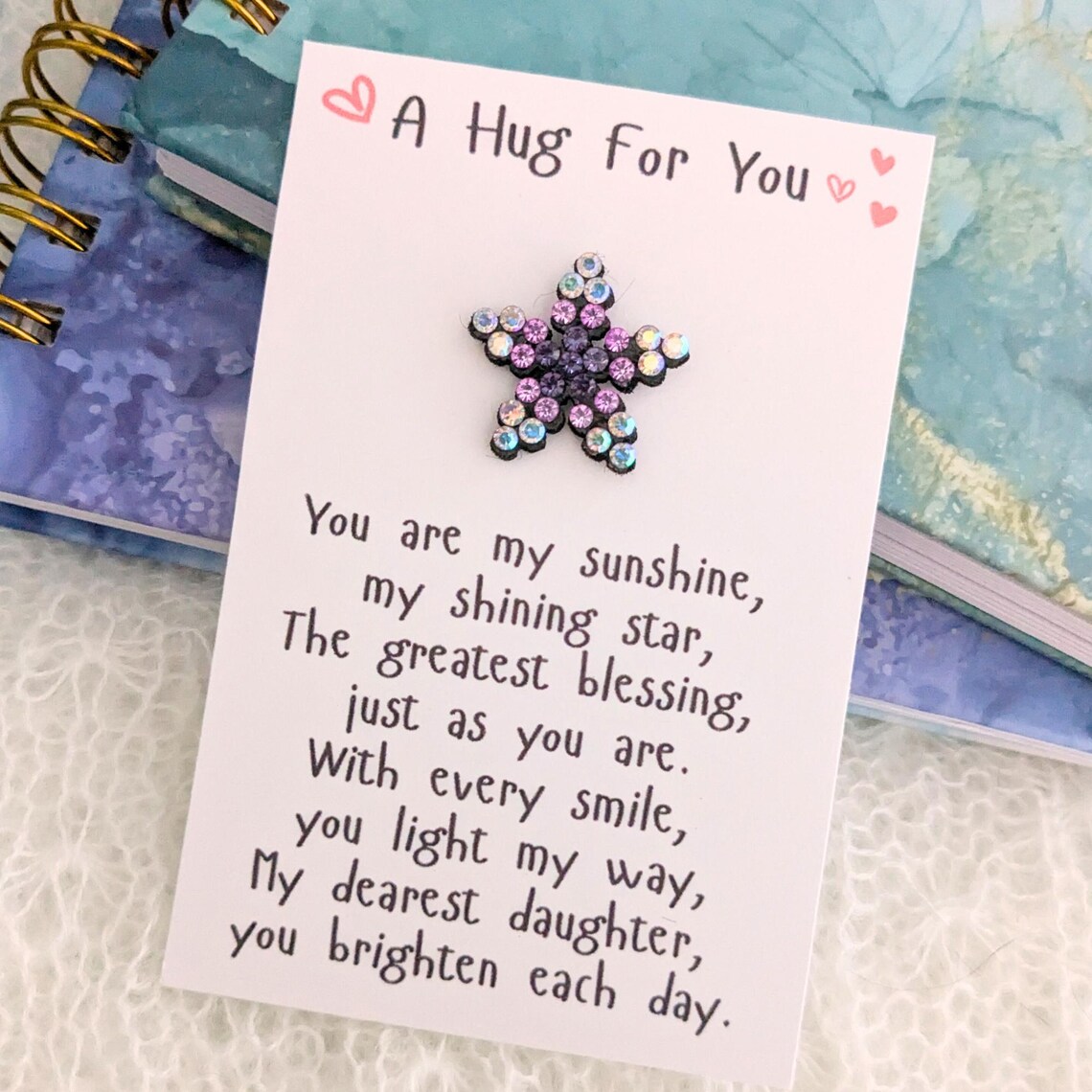 Pocket Hug Token for Daughter, 21st Birthday Gift for Her, 40th ...