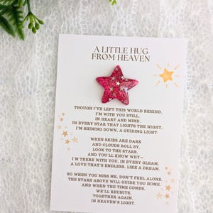 Star From Heaven Card, Valentine From Heaven Gift, Memorial Gift ...