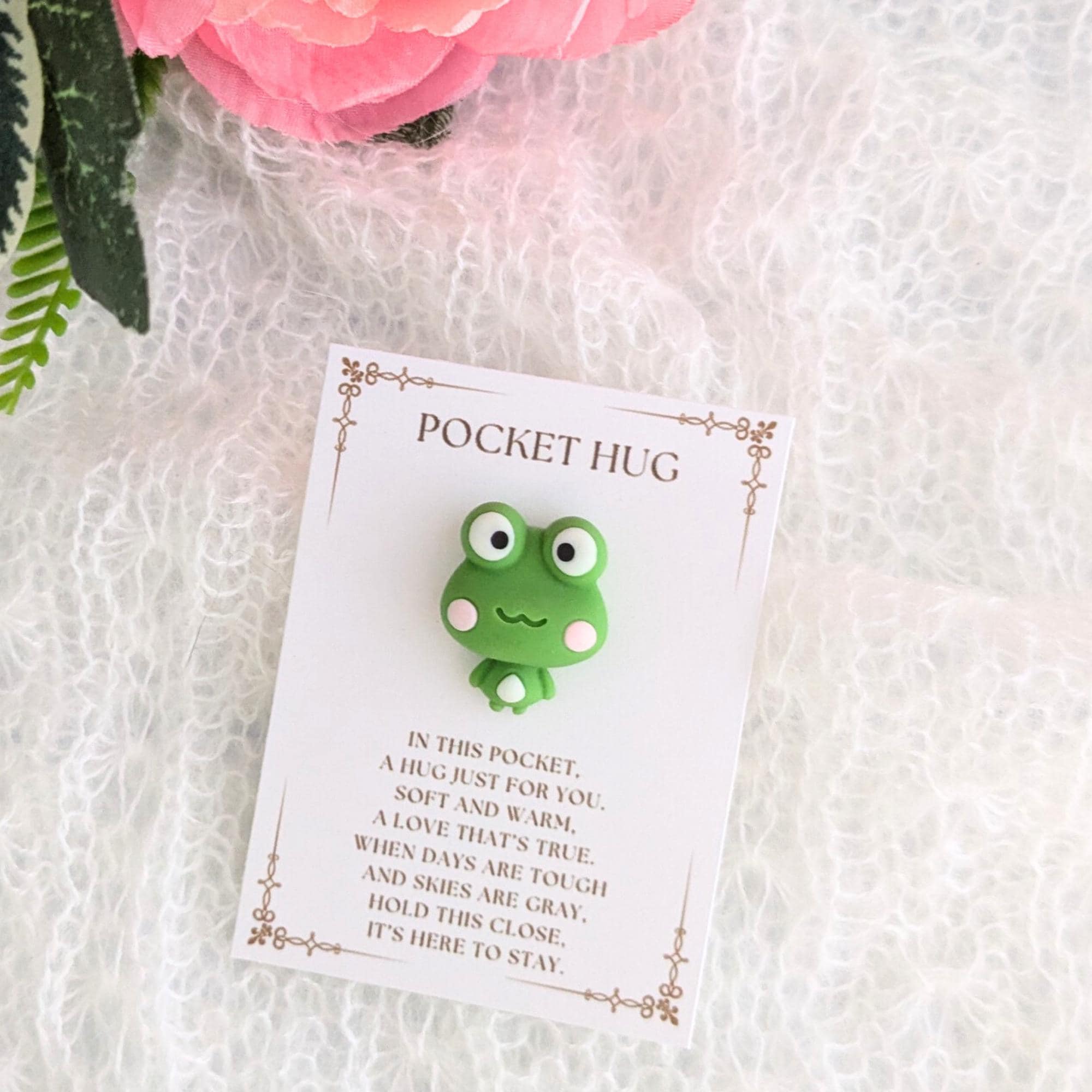 Frog Pocket Hug, Froggie Lover Gift for Her, Stocking Stuffer, Tween ...