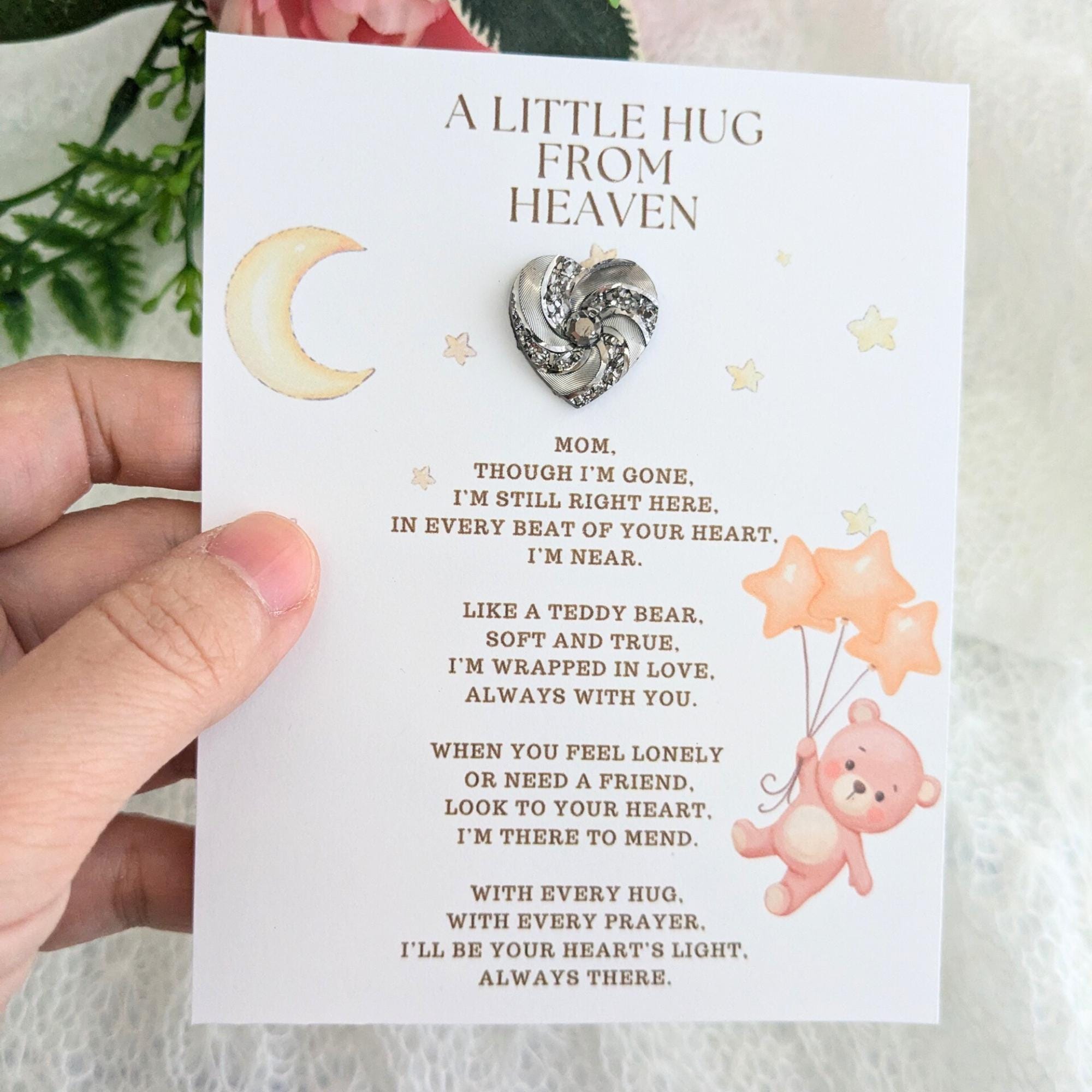 Hug From Heaven From Loss Child, Baby Loss Gift, Condolence Gift ...
