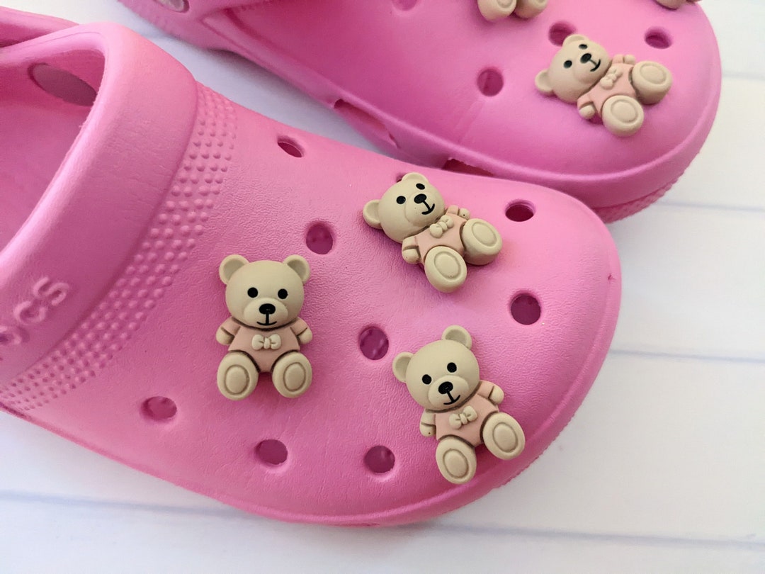 Brown Teddy Bear Croc Charm Cute Brown Bear Charm for Kids - Etsy