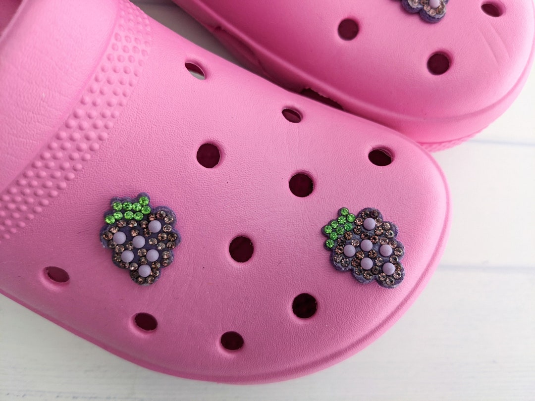 Grape Crocs Charm Purple Grape Charms for Crocs Sparkly - Etsy