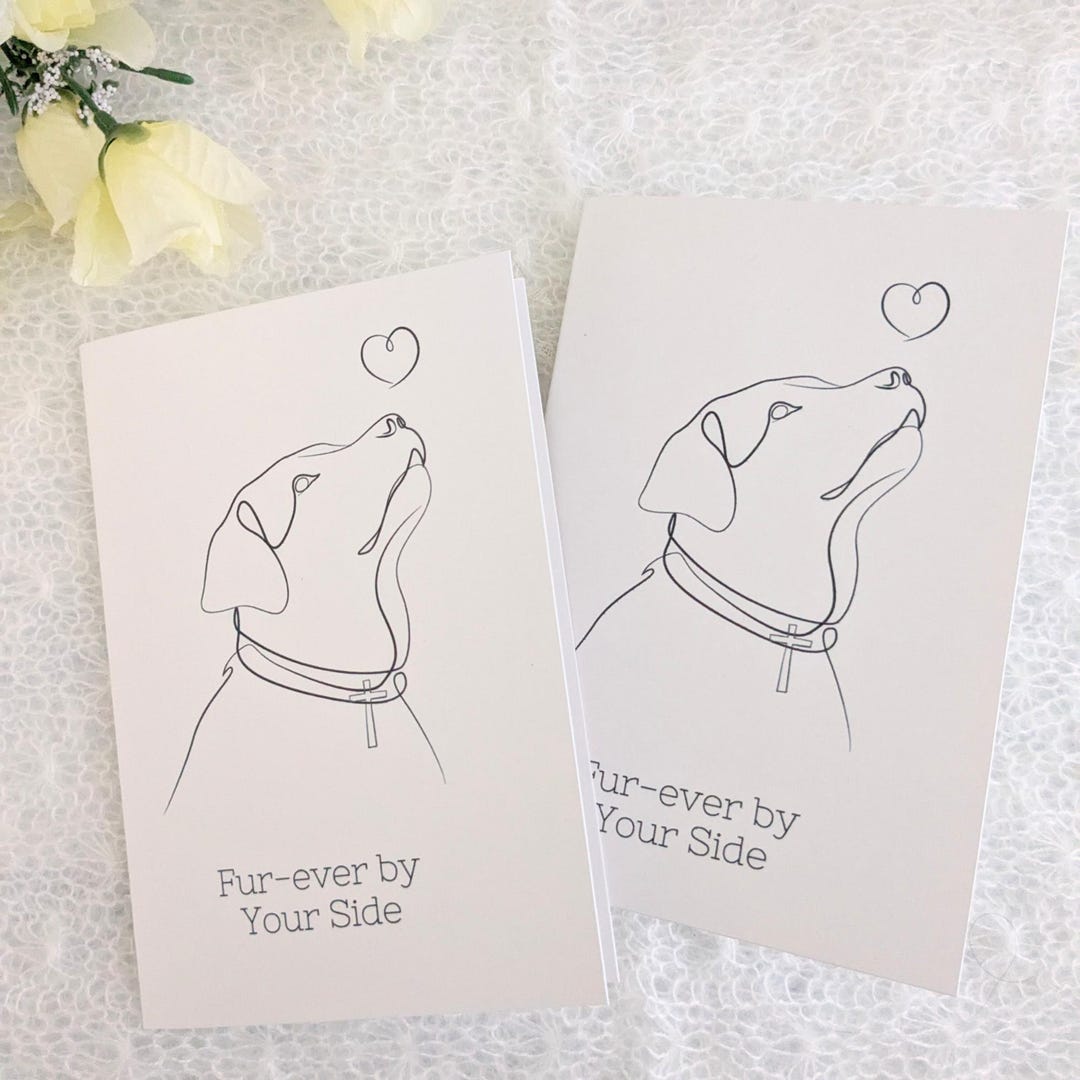 Dog Loss Card for Pet Memorial, Loss of Dog Grieving Gift, Pet Sympathy ...
