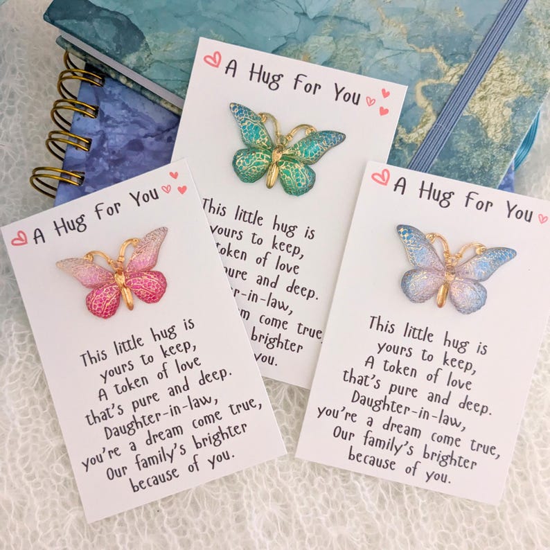 Pocket Hug Token for Daughter in Law, Future Daughter in Law Wedding ...