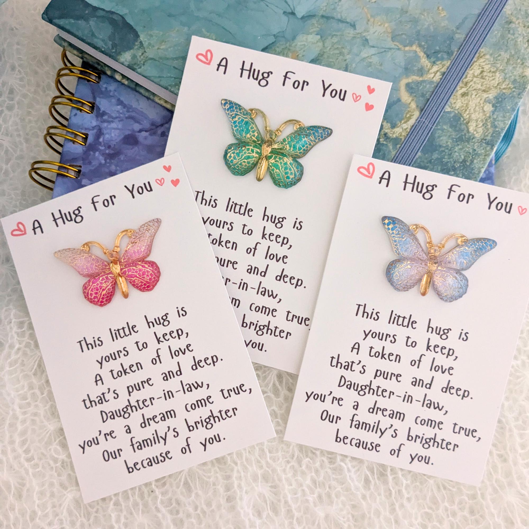 Pocket Hug Token for Daughter in Law, Future Daughter in Law Wedding ...