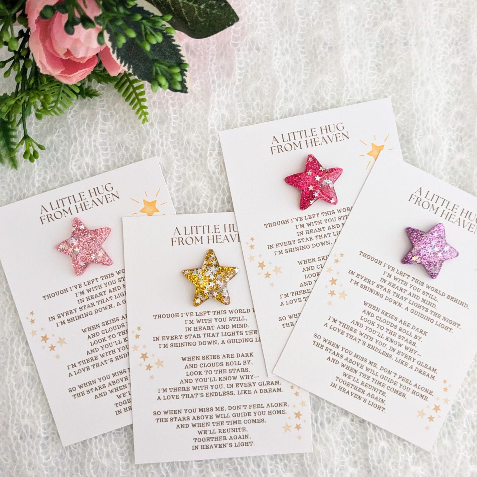 Star From Heaven Card, Valentine From Heaven Gift, Memorial Gift ...