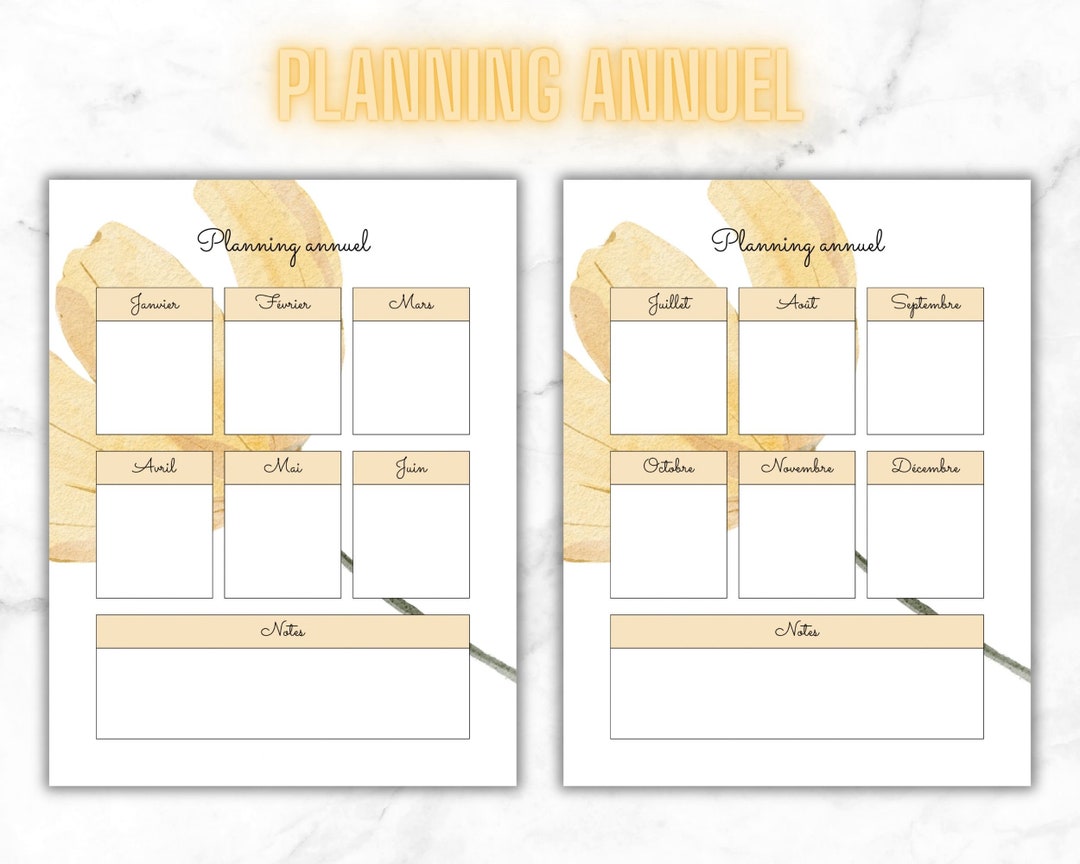 Planner, Annual Planning, Year Organization, Organizer, Year, Annual ...