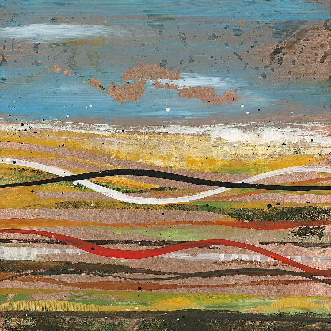 High Plains 2 by Hile, Scott, Abstract Art, Art Print, Paint Strokes ...