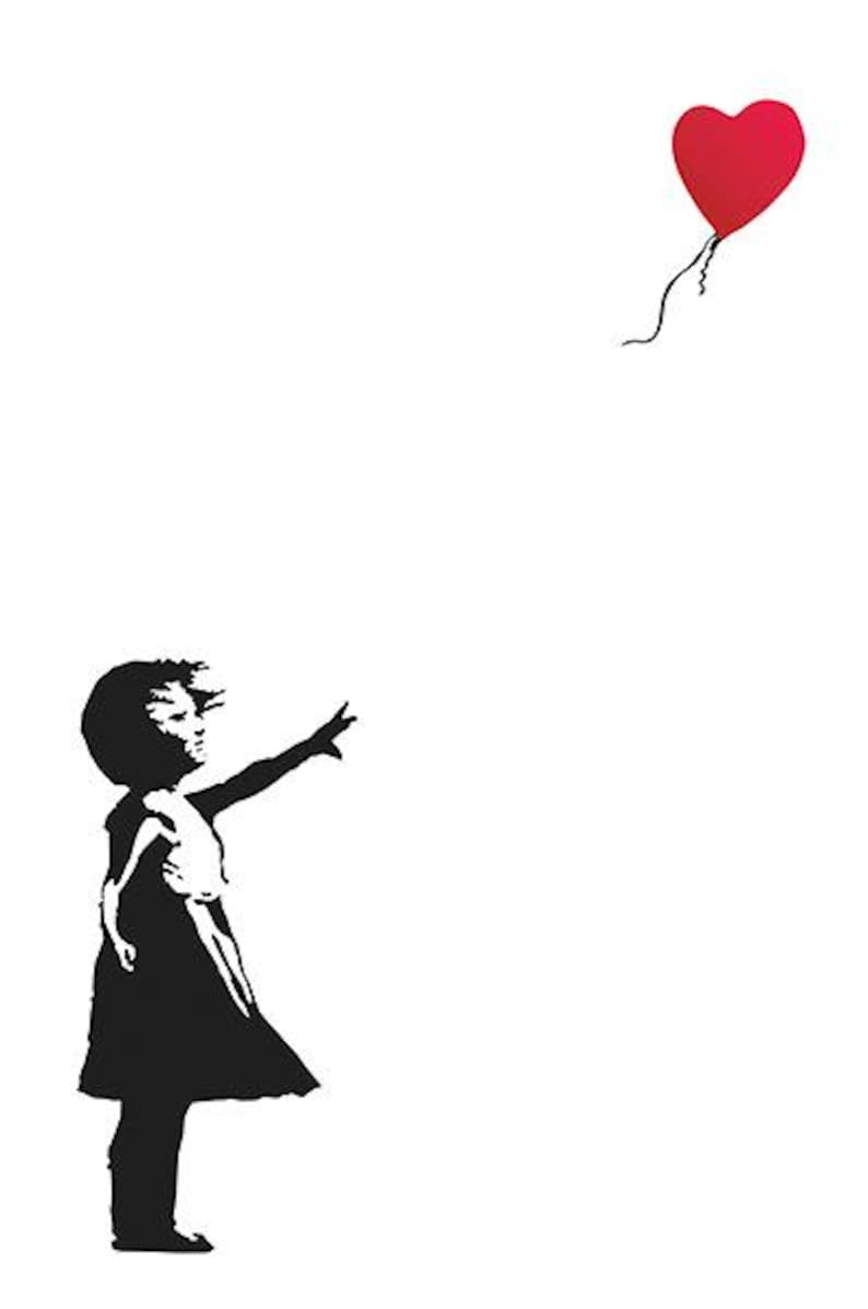 Balloon Girl by Bansy, Street Art Print, Inspired by Urban Activism and ...