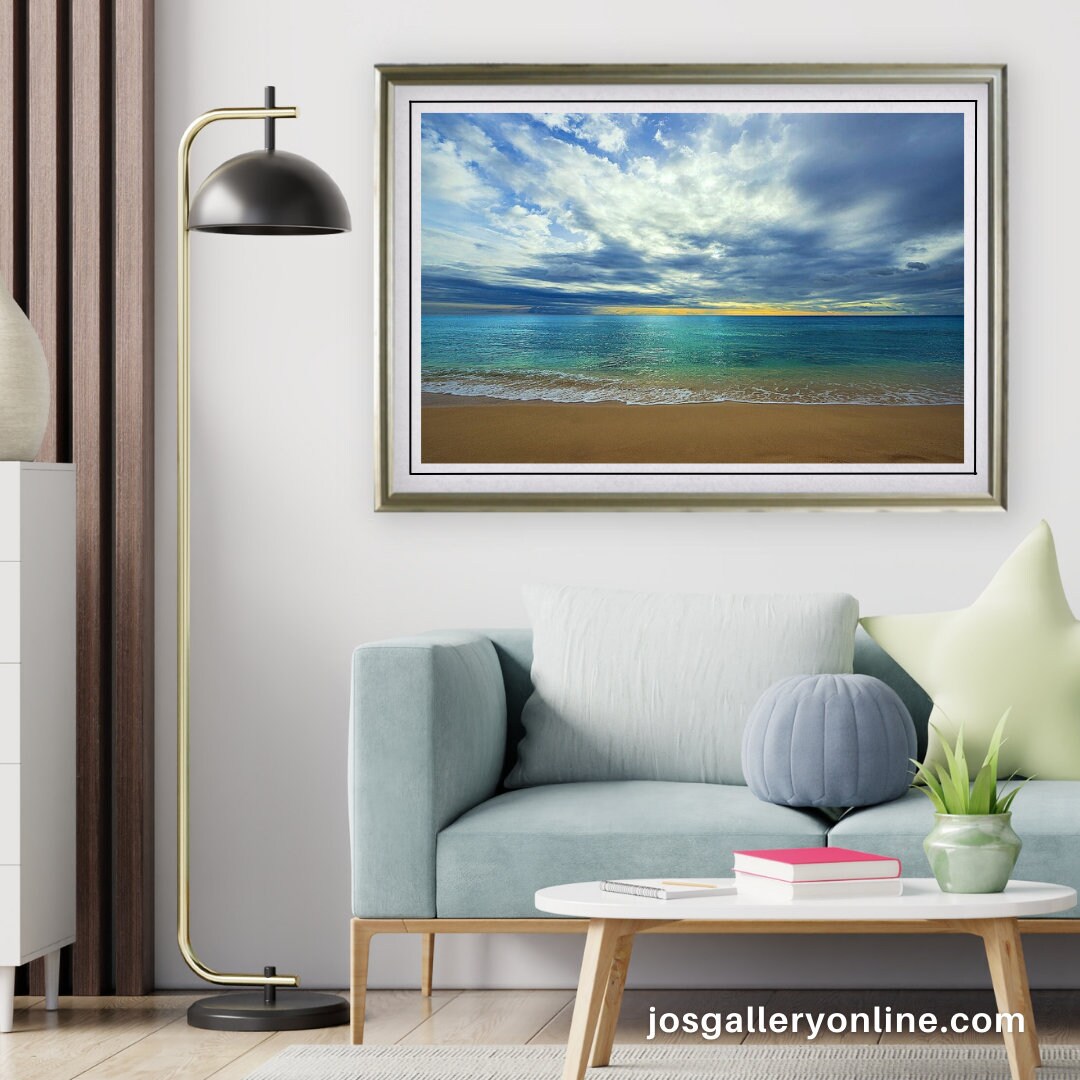 The Last Light by Davis, Lizzy, Coastal Home Decor, Landscape Art ...