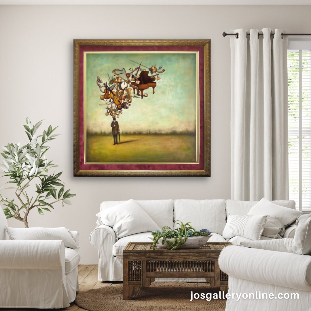 Musical Wall Art Instruments Wall Display Beautiful Fantasy Home Decor ...