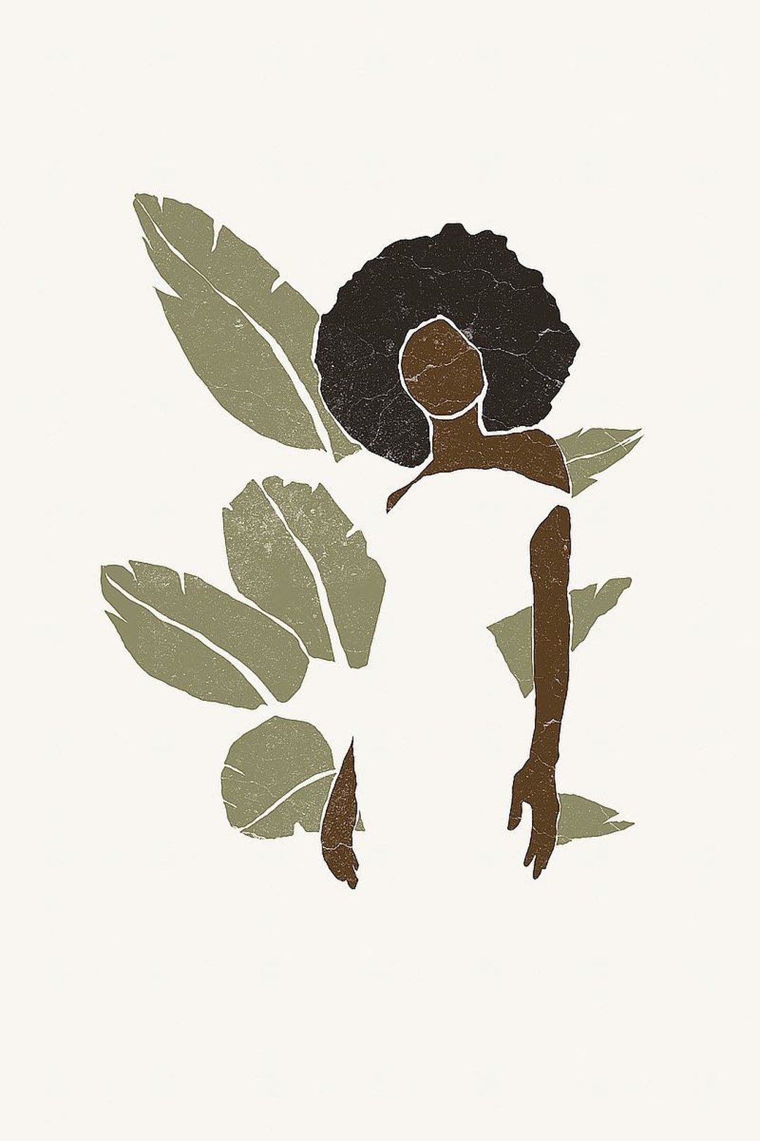 Figurative / Multicultural / Minimalist Art / Minimalism / Cute ...