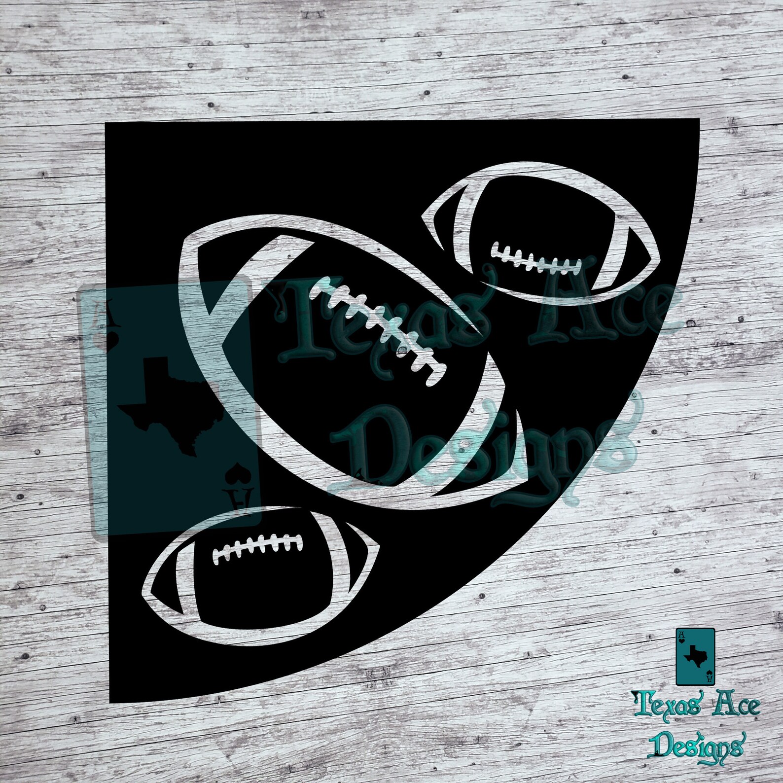 Football Sleeve Stencil - Etsy